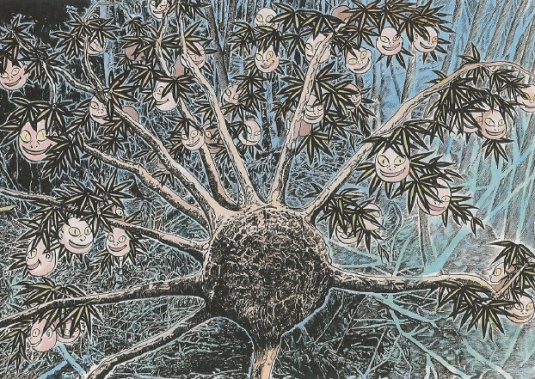 Jinmenju – The Human Face Tree | 百物語怪談会 Hyakumonogatari Kaidankai